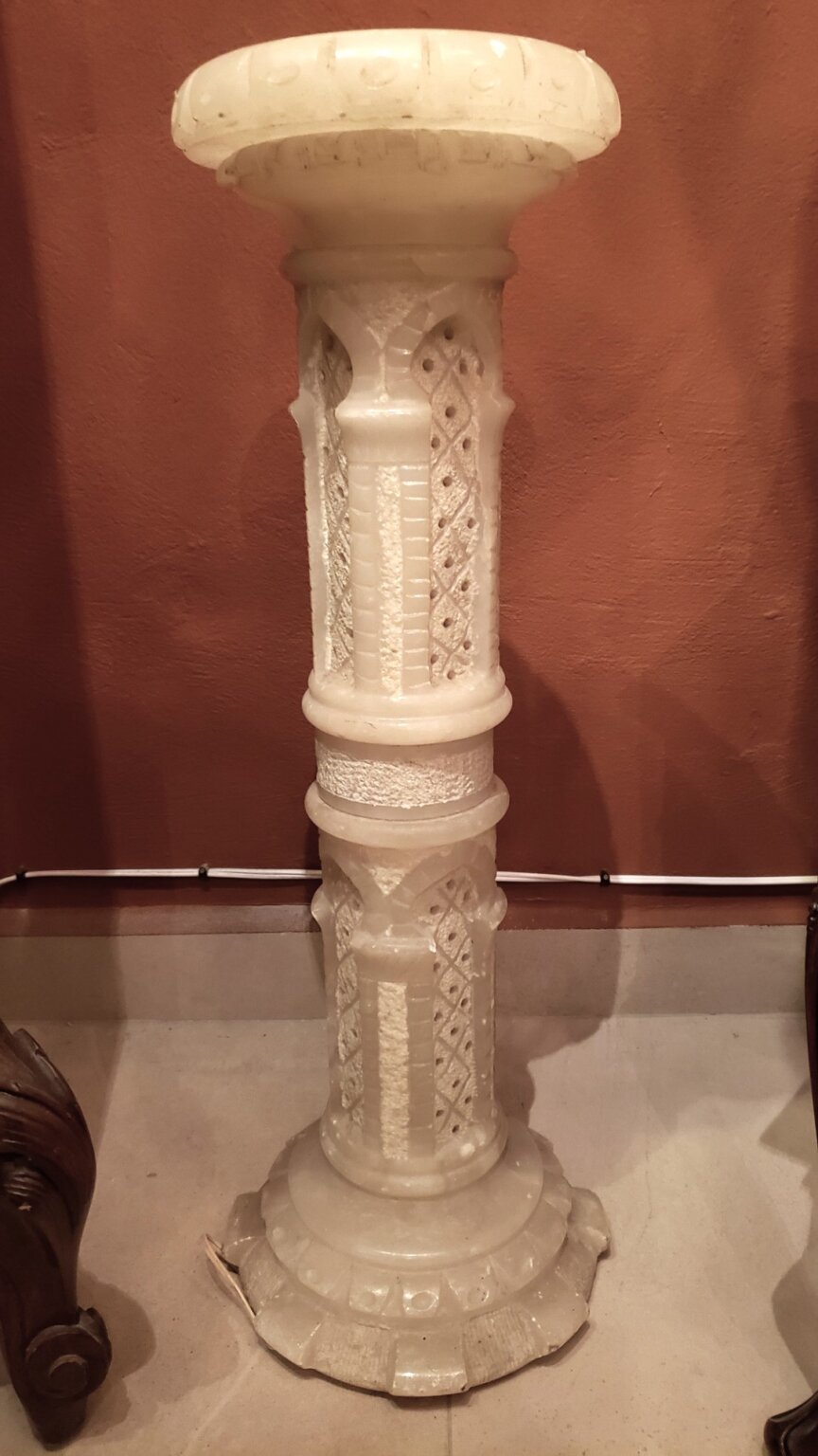 Columna Antigua de Alabastro Estilo Islámico Arquitectura Morisca - 32 ...